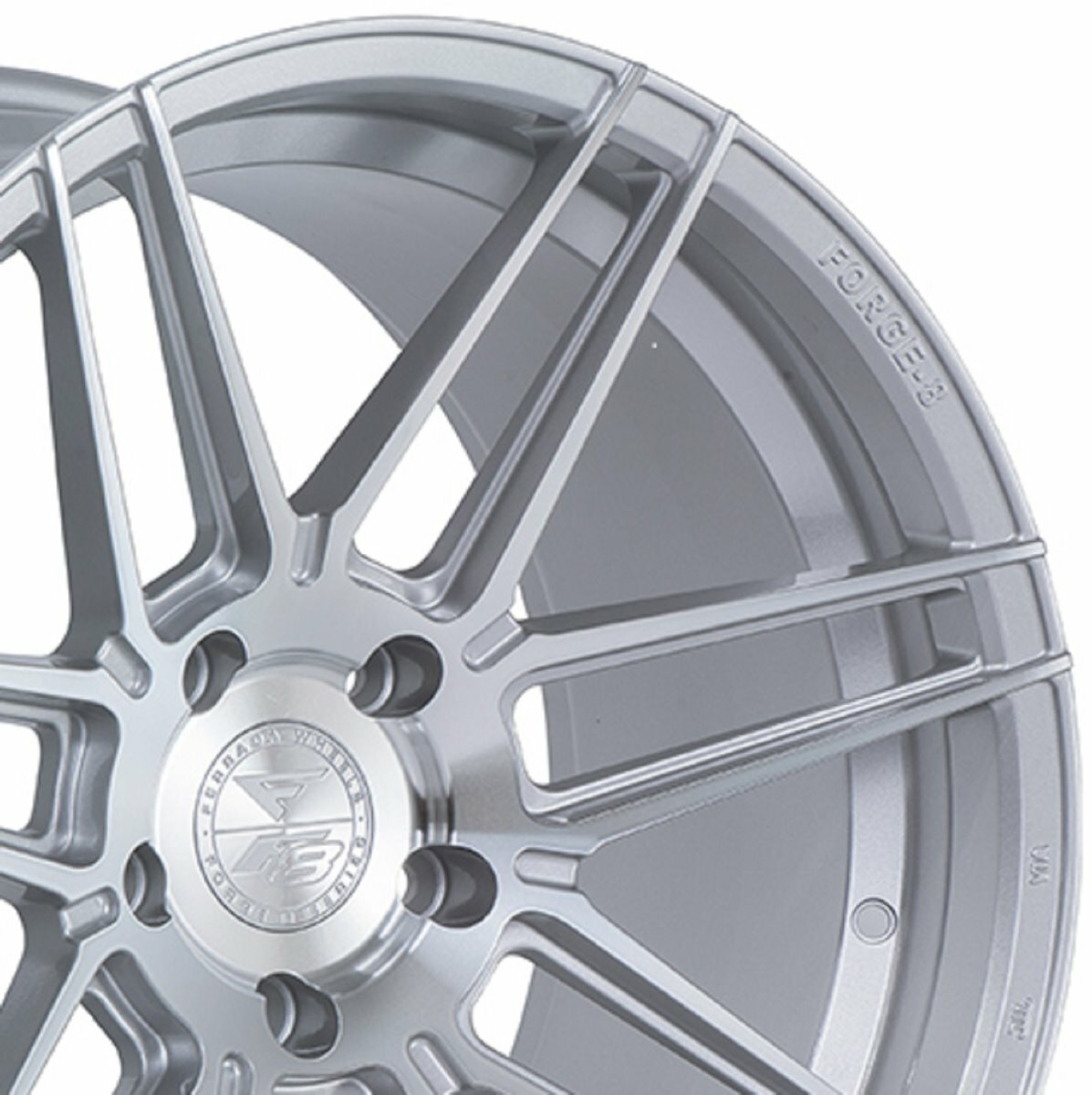 (4) 20x9 20x12 STAGGERED FERRADA WHEELS F8 FR6 SILVER CONCAVE RIMS (B4 ...