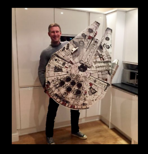 STAR WARS Millennium Falcon Prop made for cinema display.Big Big :D | eBay