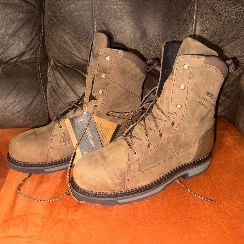 Worx By Red Wings AXIL Men's Boots Waterproof CSA Safety Toe Work Size ...