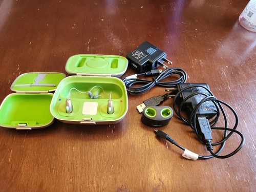 Phonak Audeo 0459 M-30 R Hearing Aids Rechargeable w/case(No Bluetooth ...