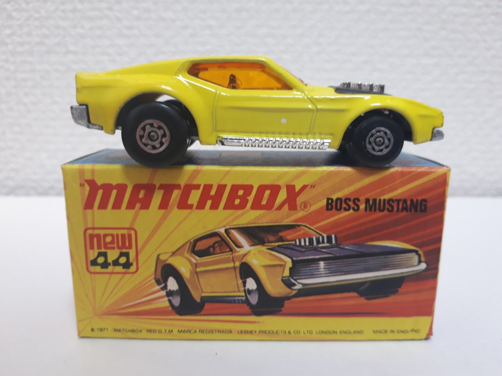 Matchbox - #44 Boss Mustang | eBay