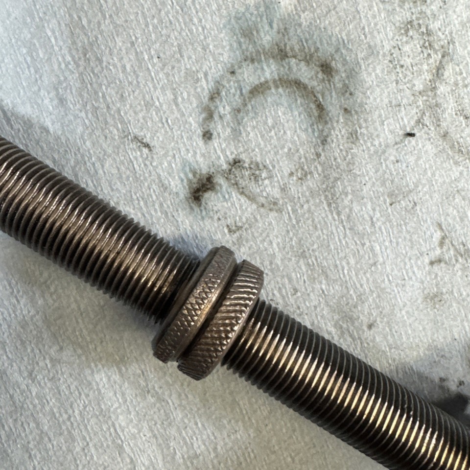 Walker Turner 15” / 900 Drill Press 1200 Depth Stop Rod & Stop Nuts | eBay