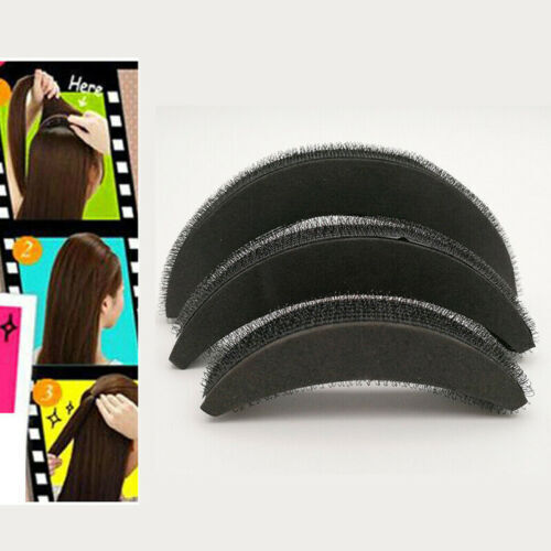 Base 3Pcs Styling Volume Sponge DIY Puff Updo Hair Insert Up Increase ...