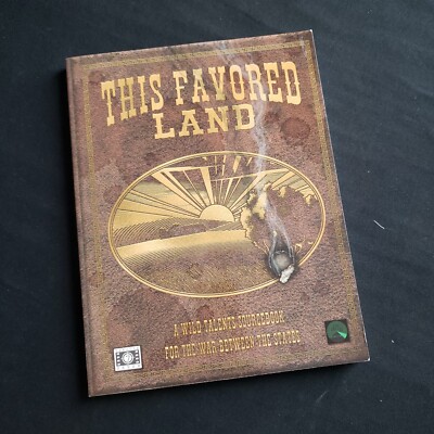 Wild Talents: This Favored Land (Paperback RPG Book, 2010) Cubicle 7 ...