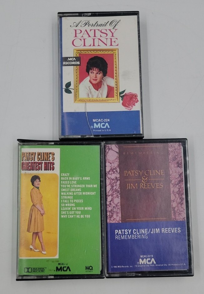 Patsy Cline: (Cassette Tape Lot Of 3) Greatest Hits, A Portrait Of ...