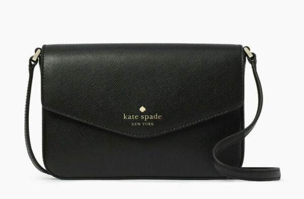 Kate Spade New York Sadie Envelope Leather Crossbody Purse - White for ...