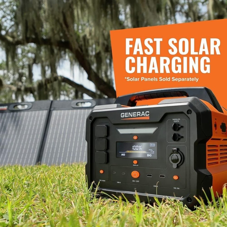 Generac 2106Wh Portable Power Station with Lithium-Ion Battery | eBay