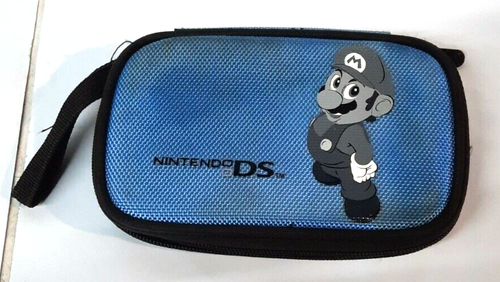 Nintendo DS Carry Case Blue Mario Organizer Bag Blue Super Mario | eBay
