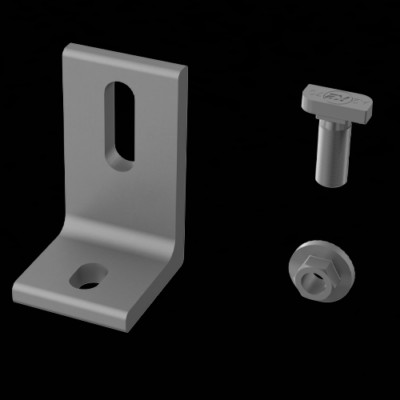 K2 L-Foot Slotted Set, Mill Solar Mount PN# 4000630 | eBay