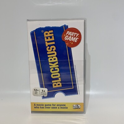 Blockbuster Video Party Game - Movie Trivia Game - Retro VHS Style Box ...