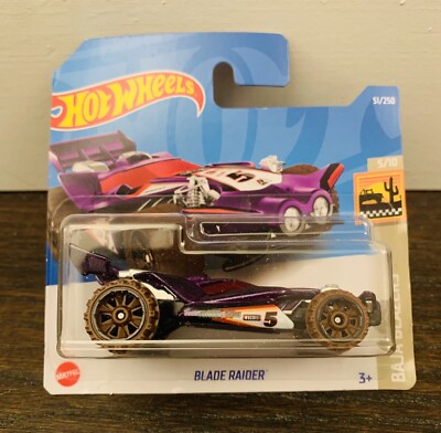 HOT WHEELS: BLADE RAIDER | PURPLE | 51/250 | 5/10 | BAJA BLAZERS | NEW ...