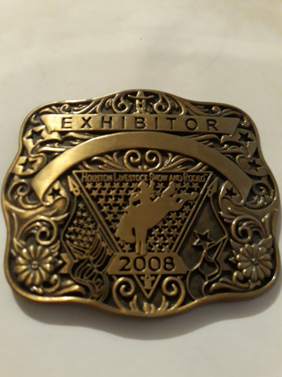 Houston Livestock Show & Rodeo 2008 Livestock Exhibitor Brass Belt ...