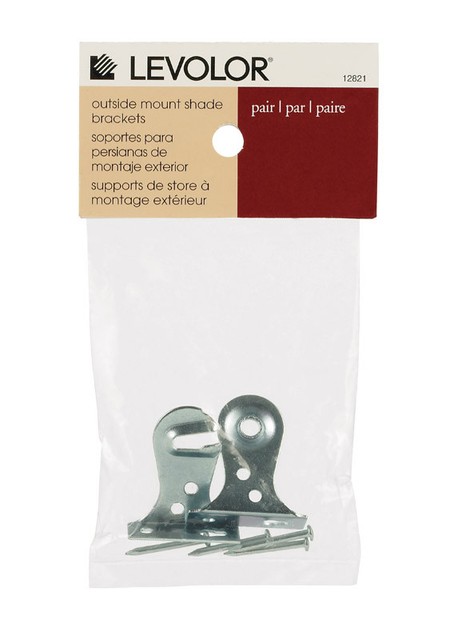 Outside Window Shade Bracket Levolor Brackets LRSOUTBRACKETD Chromate ...
