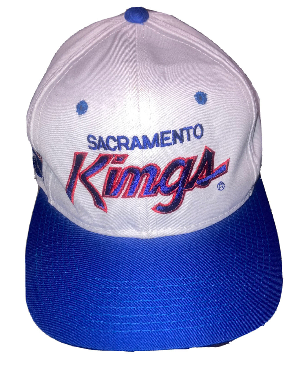 Vintage Sacramento Kings Script Snapback Hat Sports Specialties NBA ...