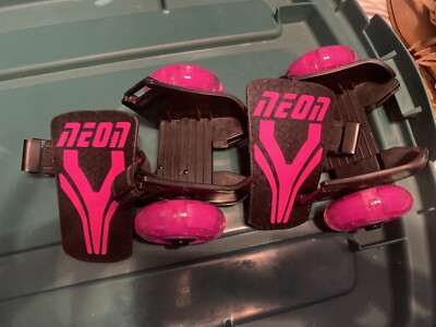 Kid’s Pink Neon Roller Skate Wheel Shoe Attachment | eBay