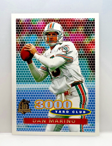 1996 Dan Marino Topps Chrome 3000 Yard Club #379 | eBay