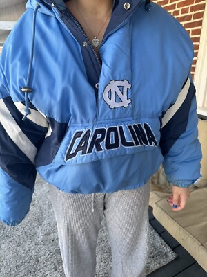 Vintage Blue Unc Puffer Jacket | eBay