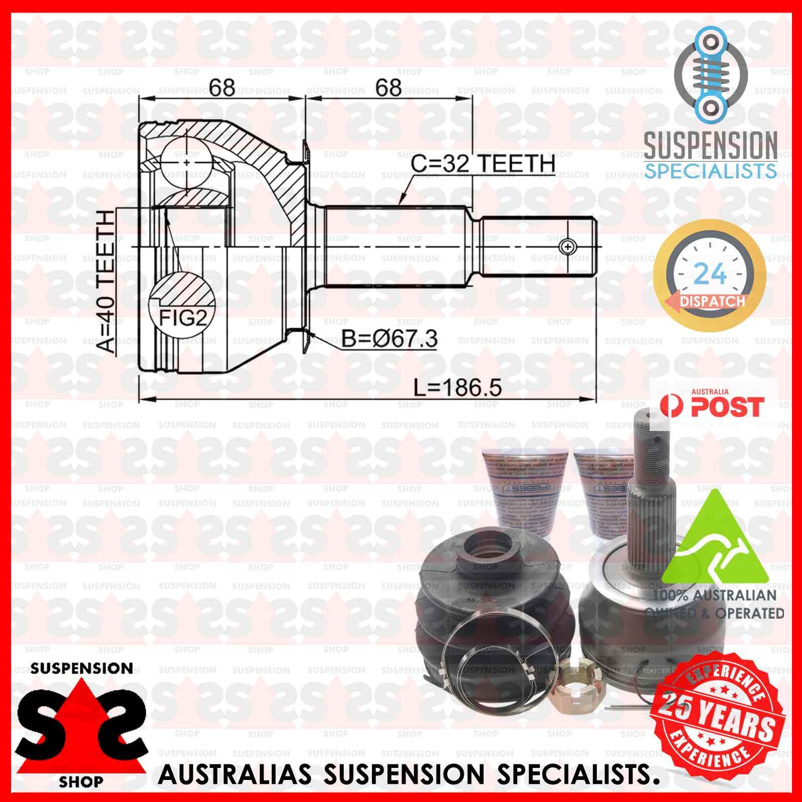 Rear Axle Joint Kit, Drive Shaft Suit NISSAN Titan (A60) 5.6 Flex-Fuel ...