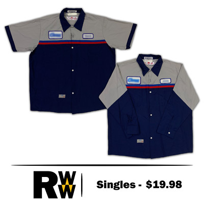 Red Kap Ford Quality Care Specialty Work Shirt Automotive Technician ...