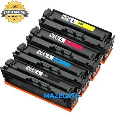 4PK 045H Toner Cartridges for Canon 045 imageClass MF634Cdw MF632Cdw ...