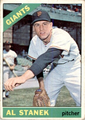 1966 Topps Baseball Al Stanek San Francisco Giants #437 | eBay