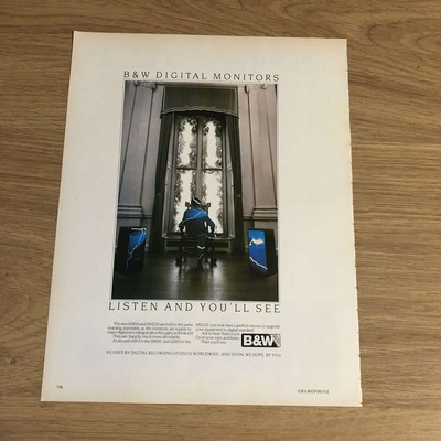 FRAMED MAGAZINE ADVERT 11X8 B&W DM110/220 DIGITAL MONITORS | eBay