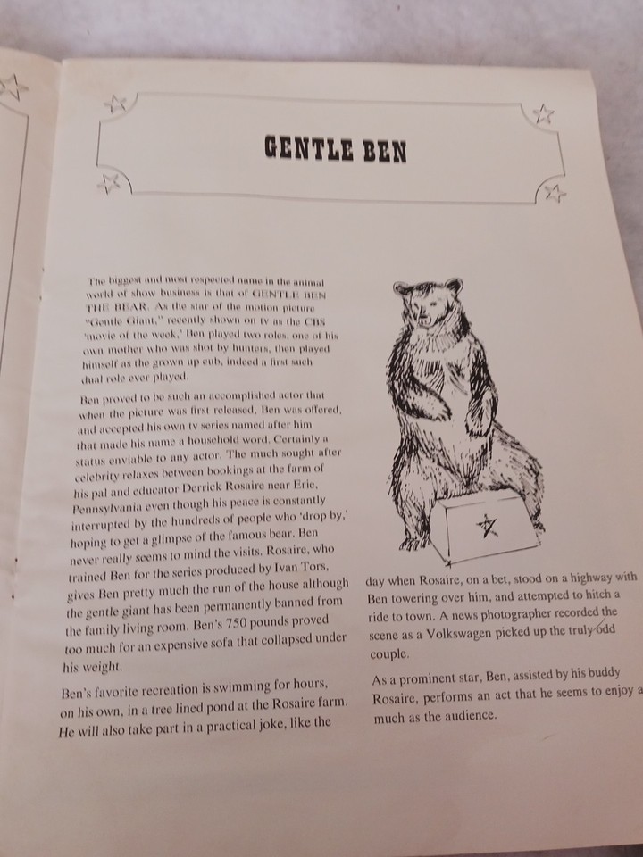 VINTAGE EMMETT KELLY JR. ALL STAR CIRCUS PROGRAM BOOK - SIGNATURE ON ...