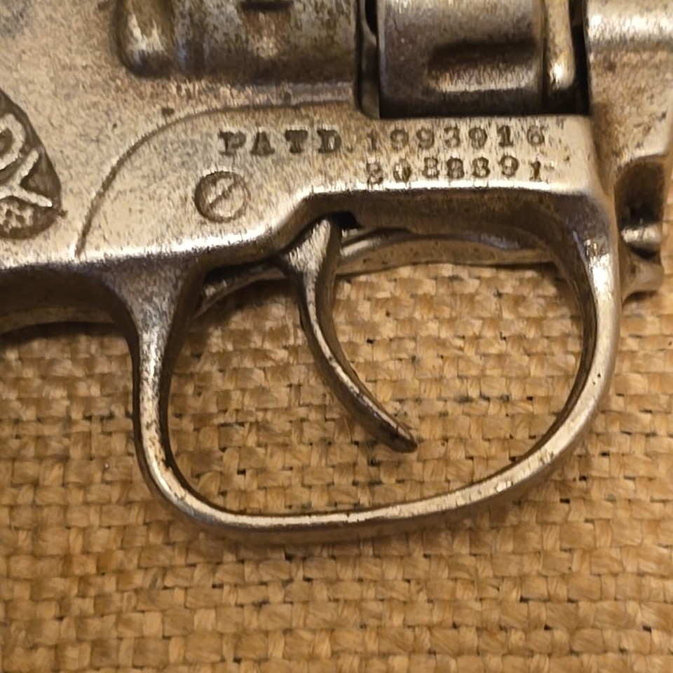 Vintage Hubley Dandy Police 38 Toy Cap Gun Die Cast Metal | eBay