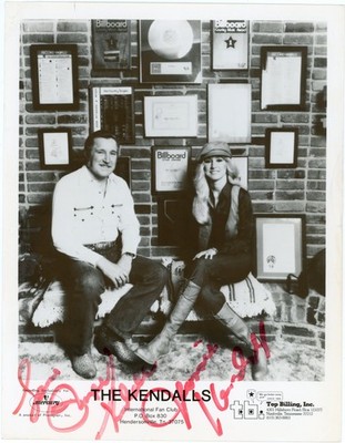 Royce Kendall & Jeannie Kendall-Signed B&W Photograph (The Kendalls) | eBay