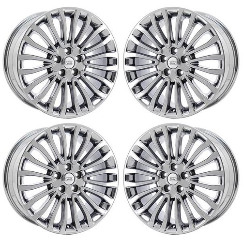 18" FORD FUSION PVD BRIGHT CHROME WHEELS-C RIMS FACTORY OEM 10121 ...