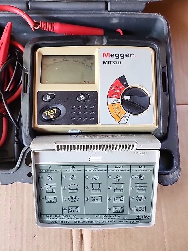 Megger MIT320 Insulation Tester (Free Shipping) | eBay