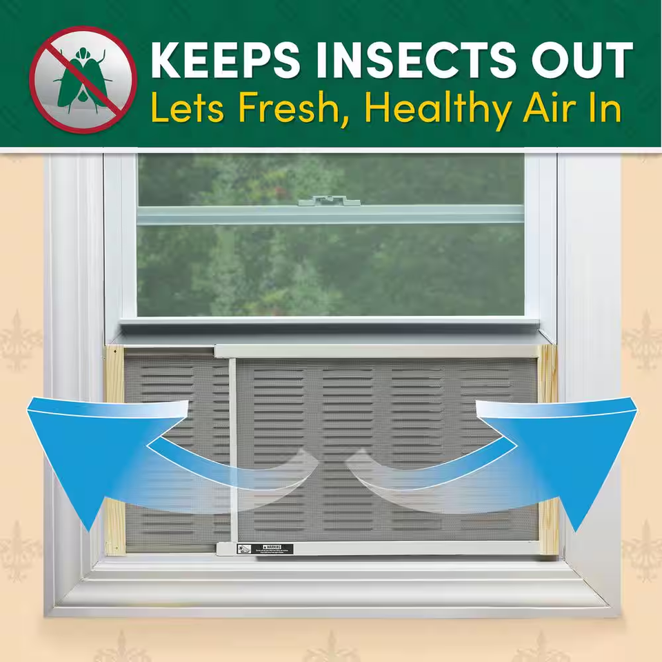 Adjustable Vented Metal Window Mesh Bug Screen Ventilator Sliding ...