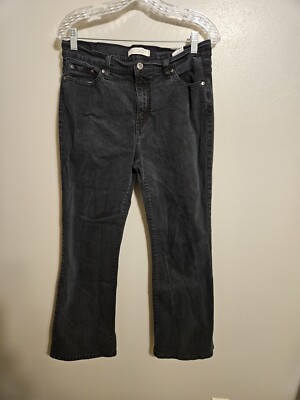 Levis 512 Womens Black Perfectly Slimming Bootcut jeans Size 14M | eBay