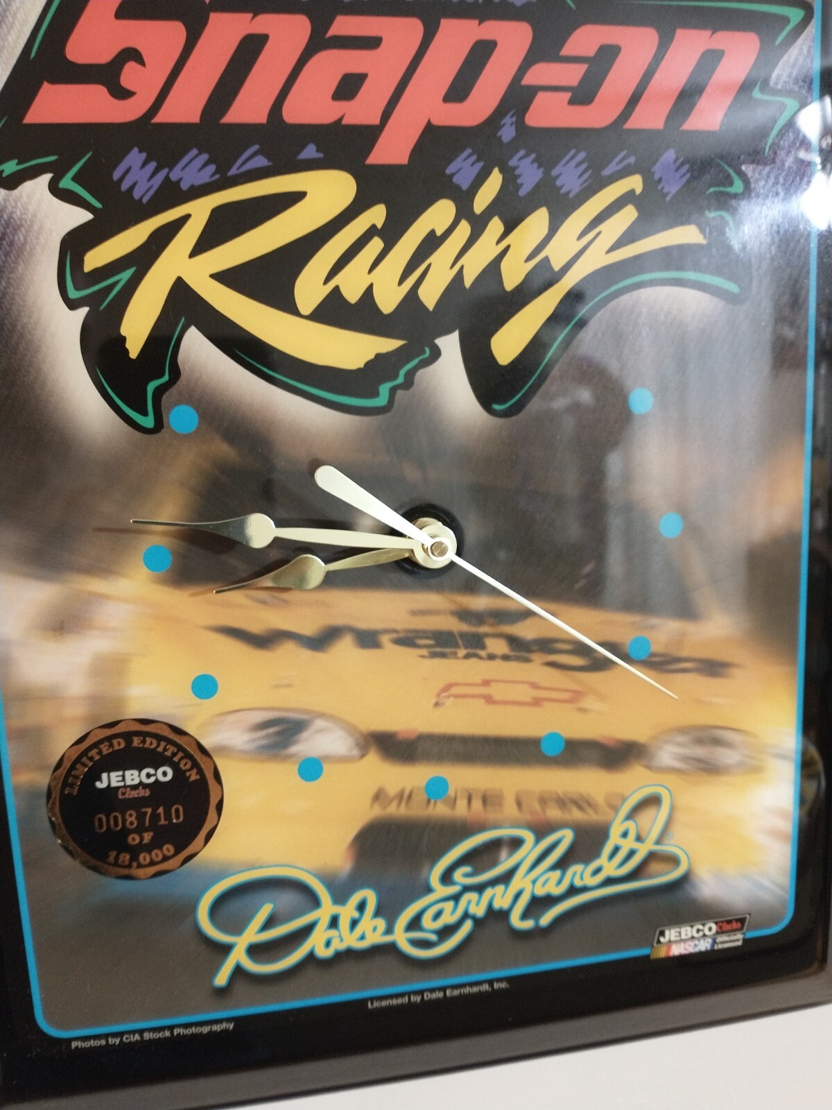 Limited Edition Dale Earnhardt Jebco Clock Snap On Racing #8710 Of ...