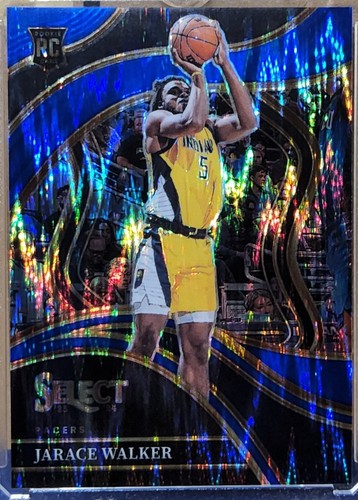 2023-24 Panini Select - Courtside Jarace Walker #273 Blue Flash Prizm ...
