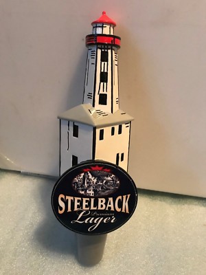 STEELBACK LAGER LIGHTHOUSE beer tap handle. CANADA. Closed Brewery | eBay