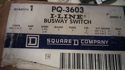 30 Amps & Under - I-Line Busway Switch