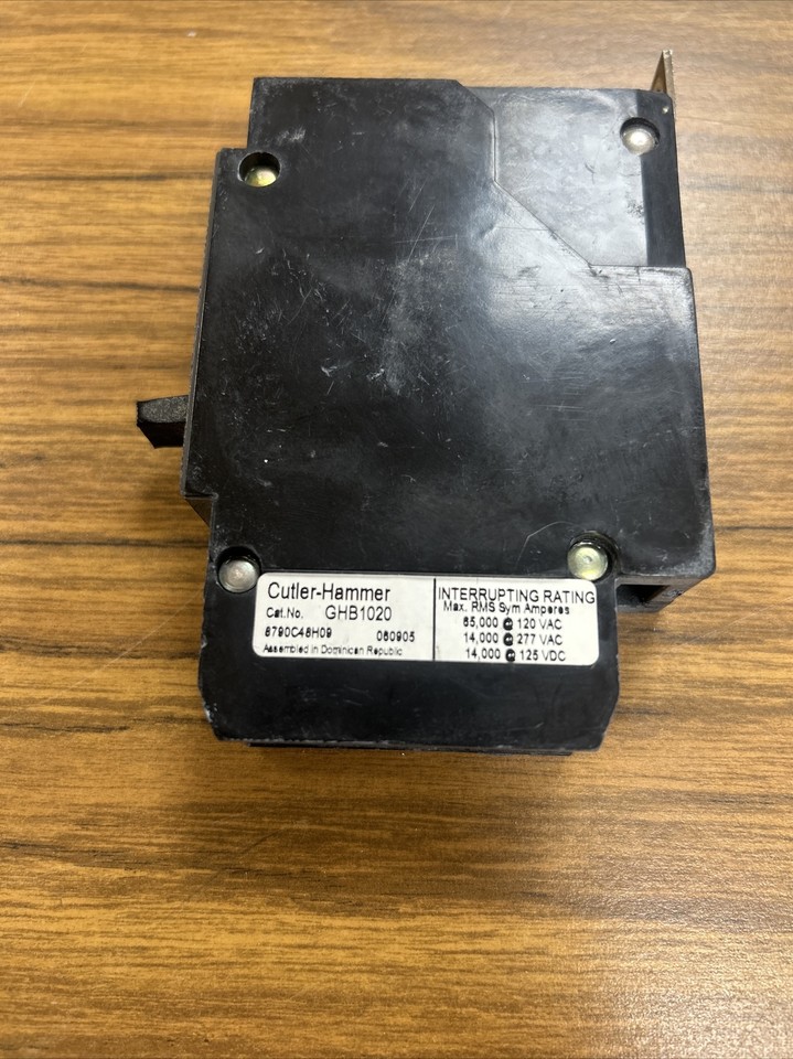 EATON CUTLER-HAMMER GHB1020 - 1 POLE 20 AMP BREAKER | eBay
