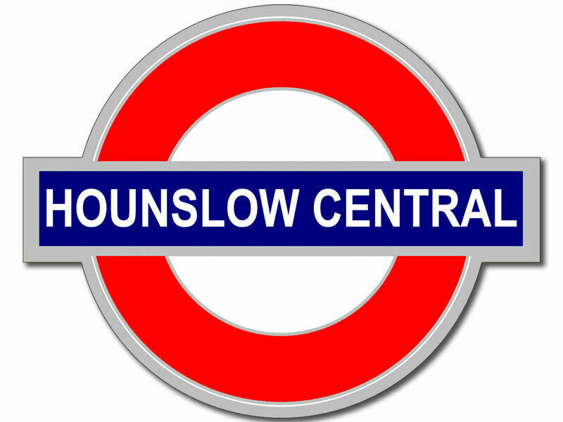 8cm 2xAufkleber Tube Sign Hounslow Central Uk England British Logo ...