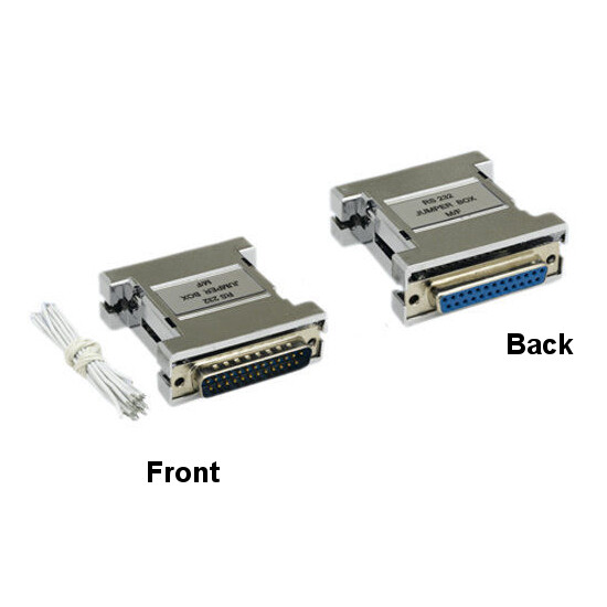 10PCS DB25 Male to Female Jumper Box Diagnose/Testing RS232 Parallel ...