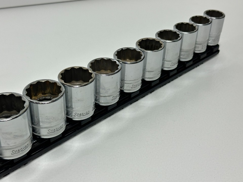 Snap-On Tools USA 14pc LARGE 19mm-32mm 1/2” Drive Shallow Socket Set ...