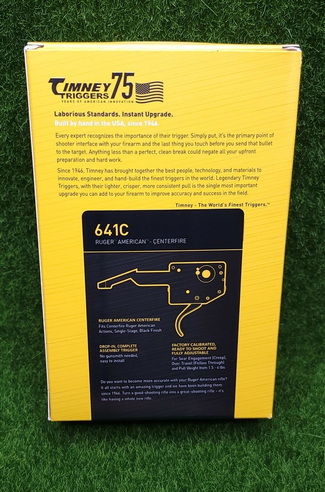 Timney Ruger American Centerfire Adjustable Curved Drop-In Trigger ...