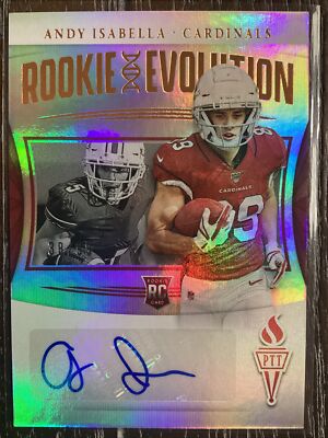 2019 Panini Passing the Torch Andy Isabella Rookie Evolution Autograph ...