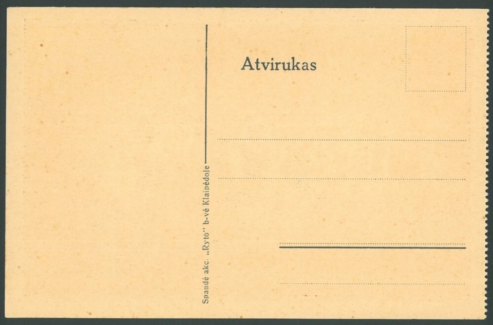 SVEKSNA President Smetona old vintage postcard Schwekschne Lithuania | eBay