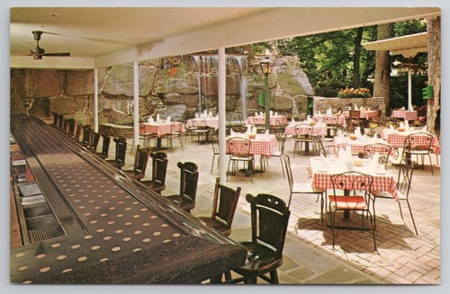 1965 Postcard Silver Dollar Bar Colligan's Stockton Inn New Jersey NJ ...