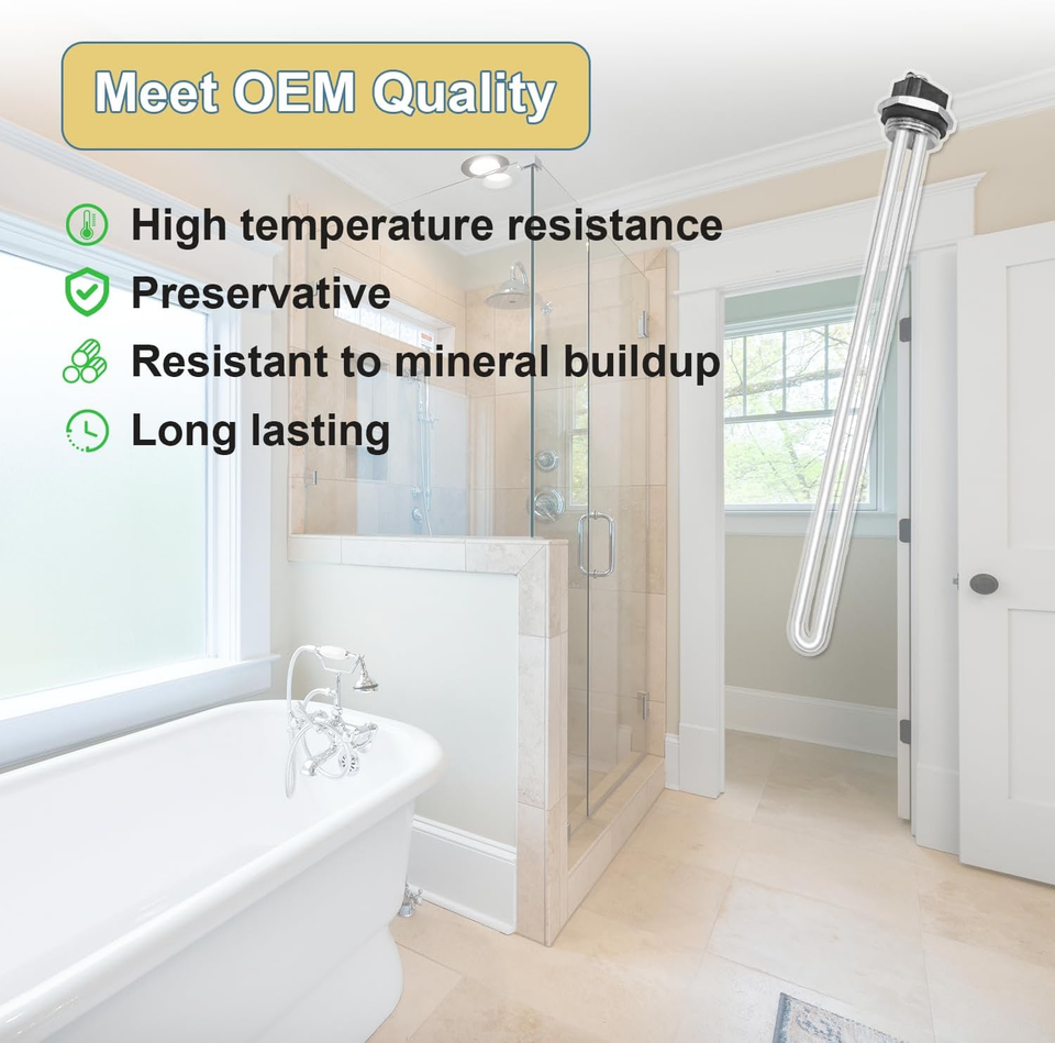 Upgraded 100108283 Water Heater Element, for AO Smith Electric Water ...