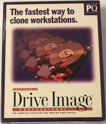 RARITÄT - PowerQuest Drive Image Pro 1.0 - Windows, DOS, OS/2 ...
