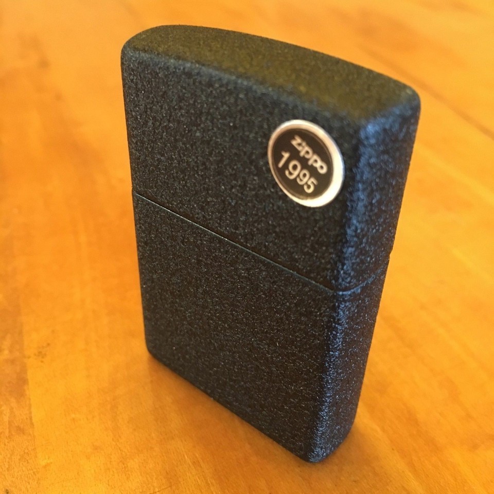 Genuine Zippo classic black crackle windproof Lighter CASE ONLY No ...