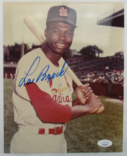 Lou Brock Signed Auto Autograph 8x10 Photo JSA AX04683 | eBay