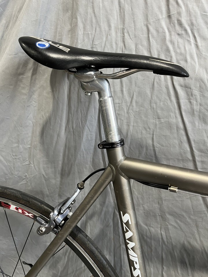 Sampson Titanium Road Bike Custom 58cm Carbon Fork Centaur Mix 2x10 Rim ...